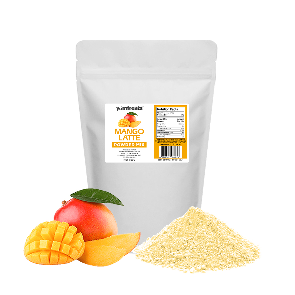 Mango Milk Tea Powder by Bubble Tea Australia - Bubble Tea Store- No.1 ...