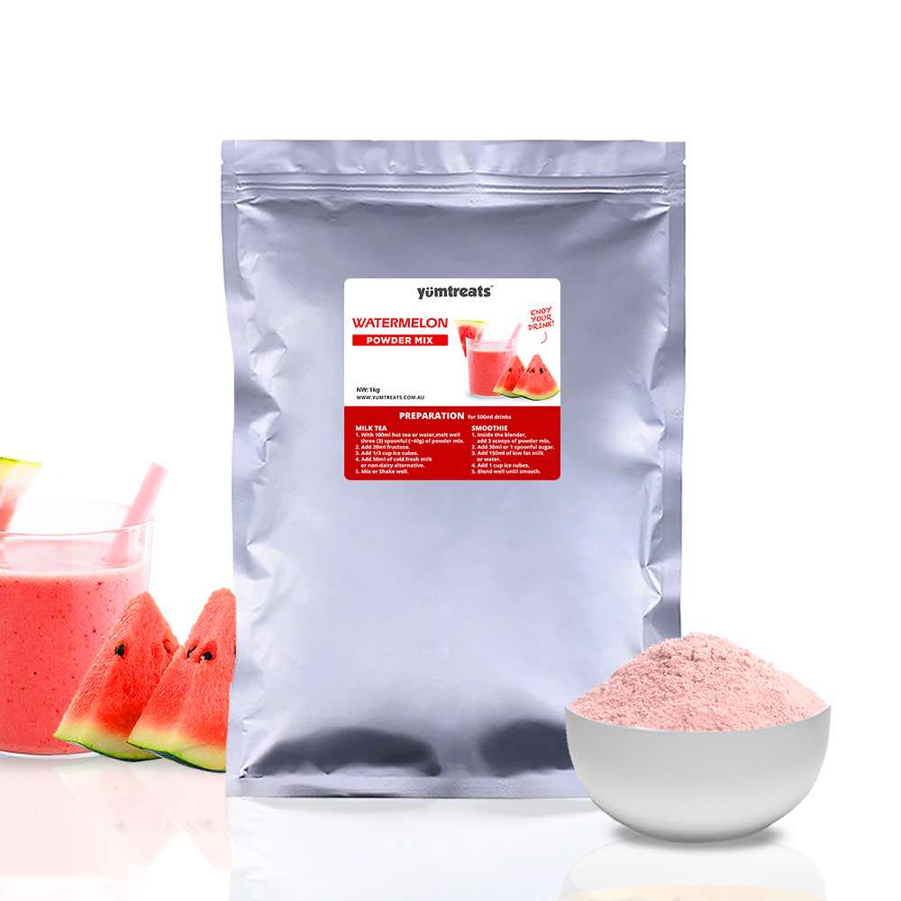 Watermelon Milk Tea Powder by Bubble Tea Australia - Bubble Tea Store ...